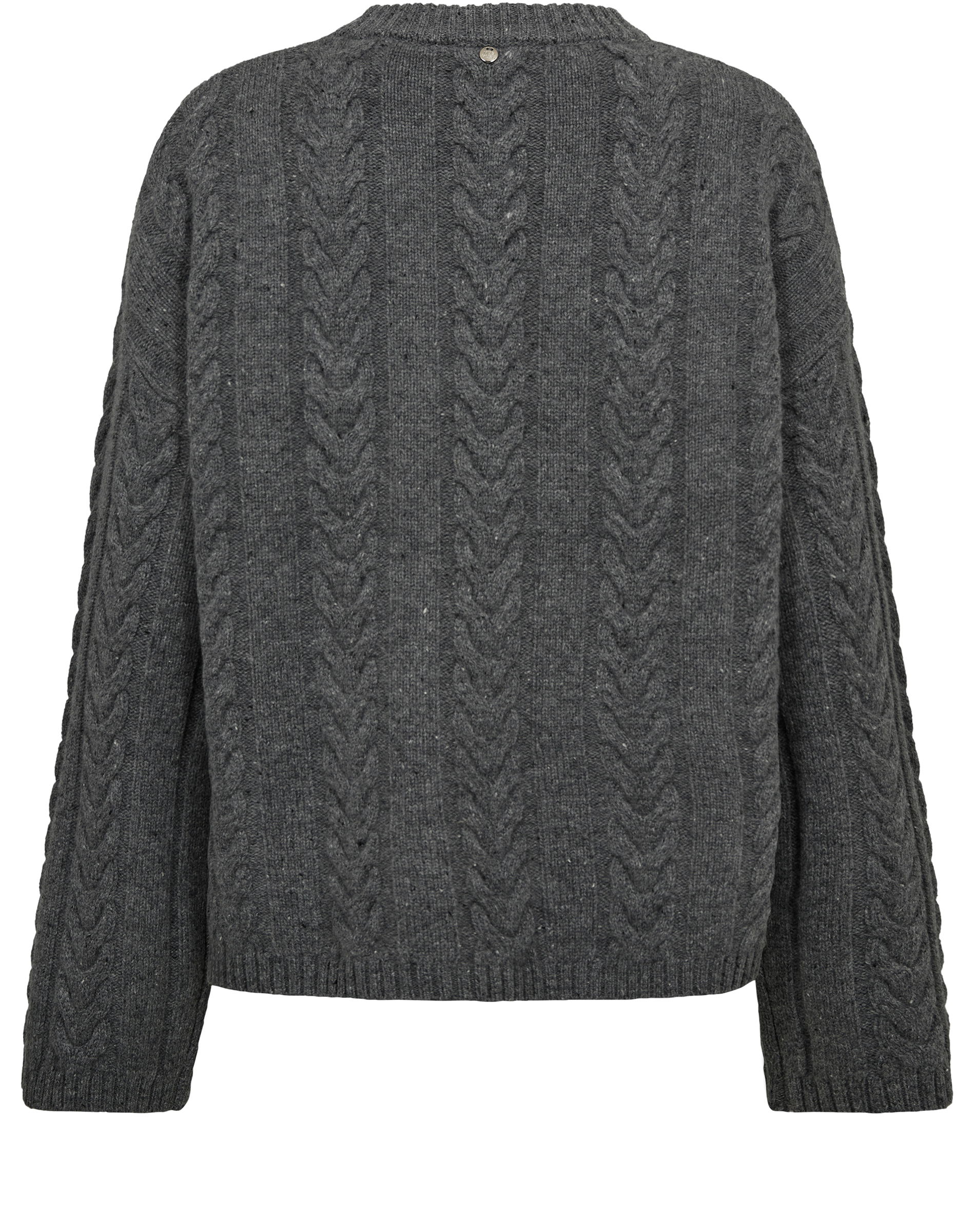 Mos Mosh - MMBryndis Crewneck Strik - Mockingbird